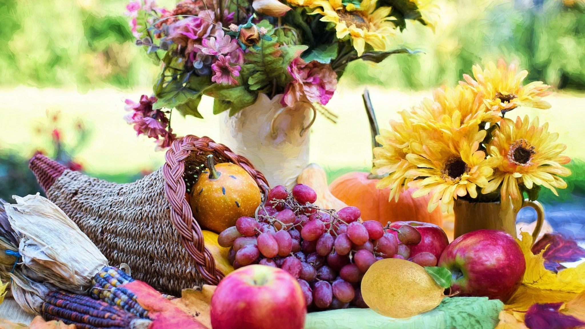 Cornucopia Thanksgiving Flowers – Orchid Republic Floral Boutique